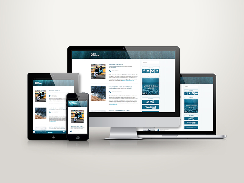 Audio Aquarium | Website Design – Jeff McCallister | Design Portfolio